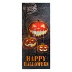 Halloween Pumpkin Patch Twinkle Light Door Cover 30x72 Wall Poster ...