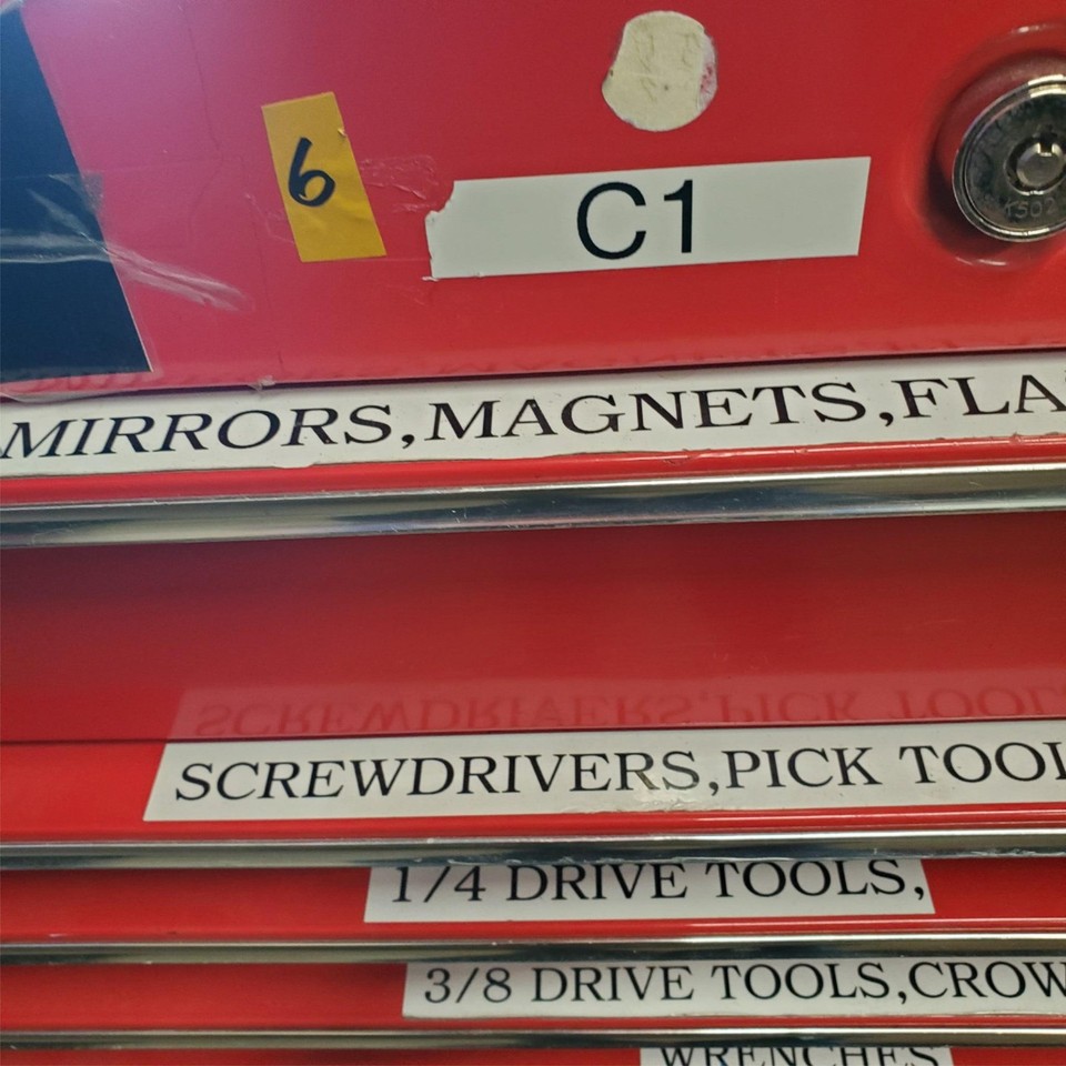 SNAP-ON 7 Drawer Single Bank Tool Box Cabinet (6) | eBay