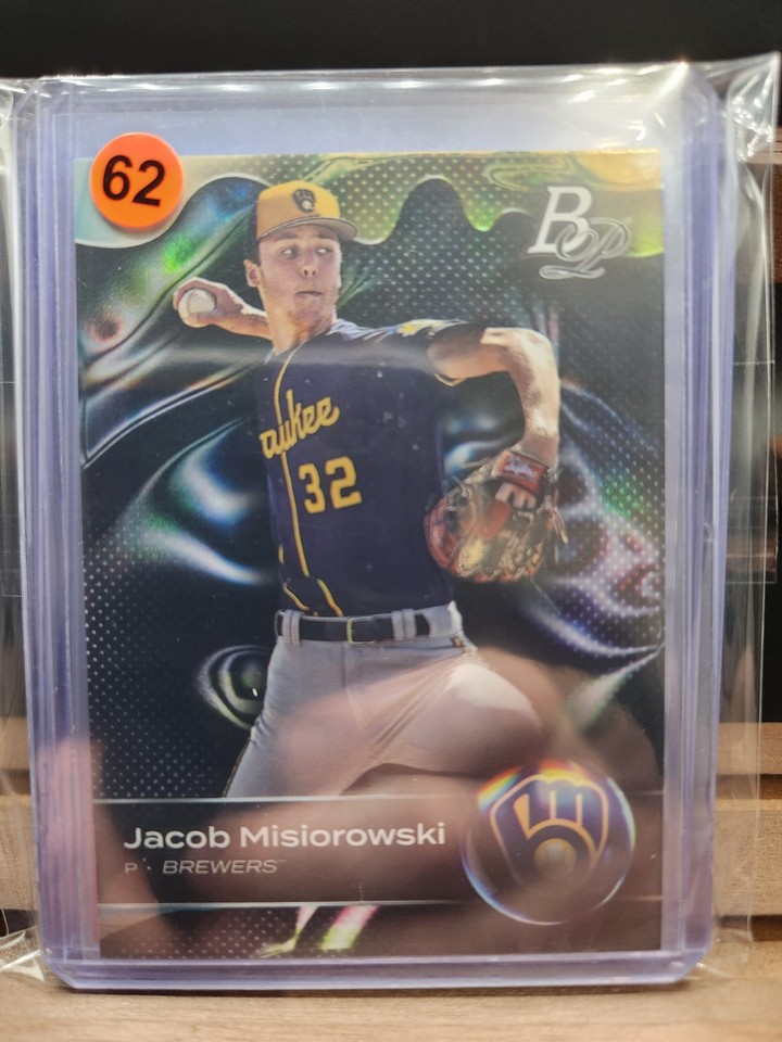 Baseball Card Rookie Lot Jacob Misiorowski Jackson Chourio Brewers Ebay