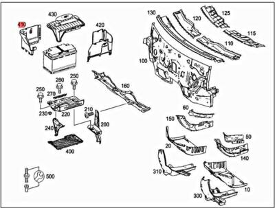 Genuine MERCEDES BBDC W242 C117 W176 X117 X156 Cover 2465410105 | eBay
