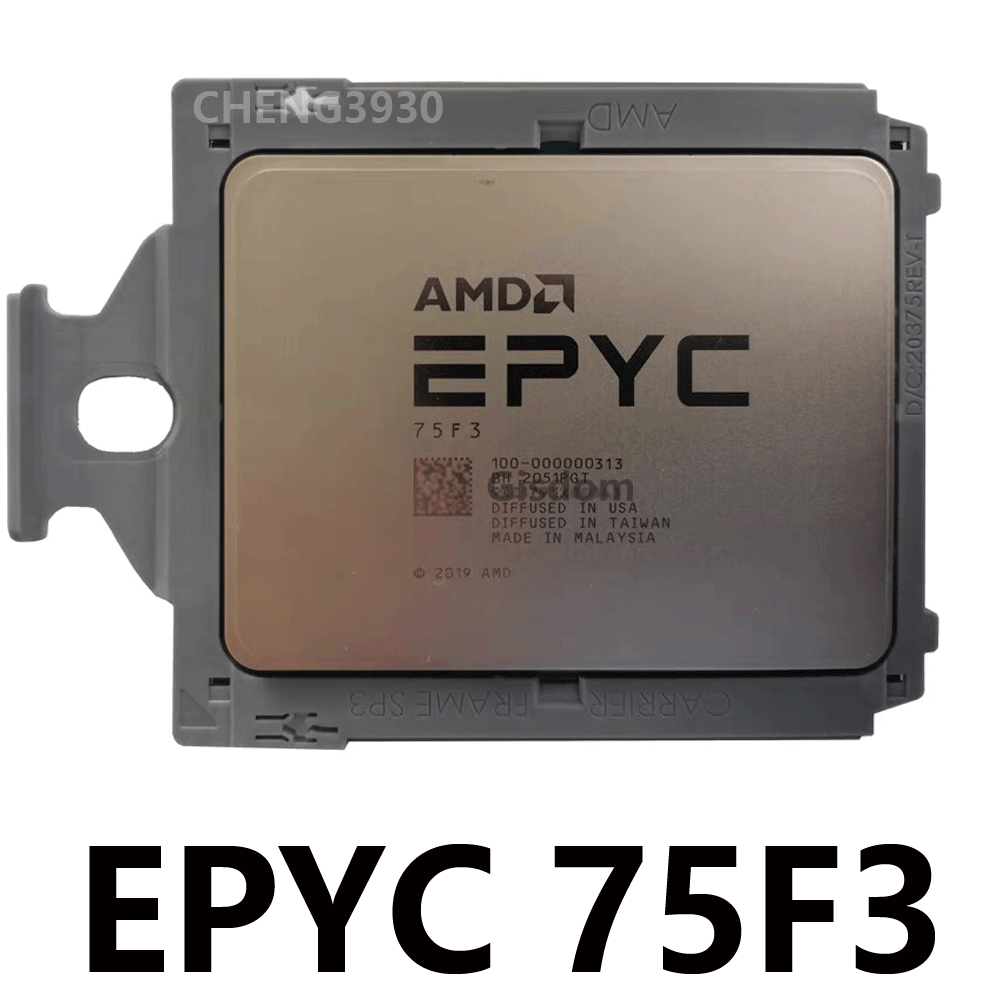 AMD epyc 75f3 milan 32-core 2.95ghz sp3 280w CPU server processor | eBay
