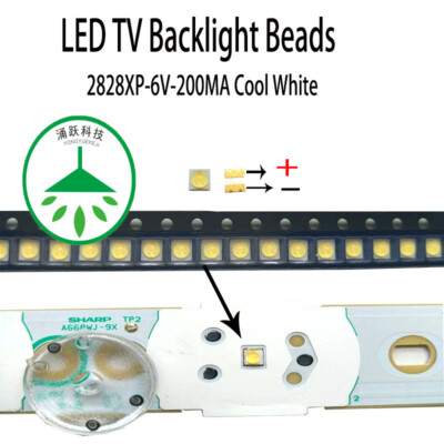 200Pcs /Lot 6V for lcd tv repair led TV backlight strip light-diode ...