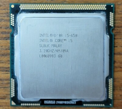 INTEL CORE I5-650 3.2GHz SLBLK SOCKET LGA1156 64BIT Processor TESTED | eBay