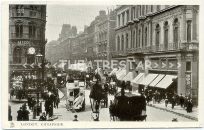 CITY Cheapside LONDON BRIDGE BUS Mappin & Webb LONDON EC4 | eBay UK