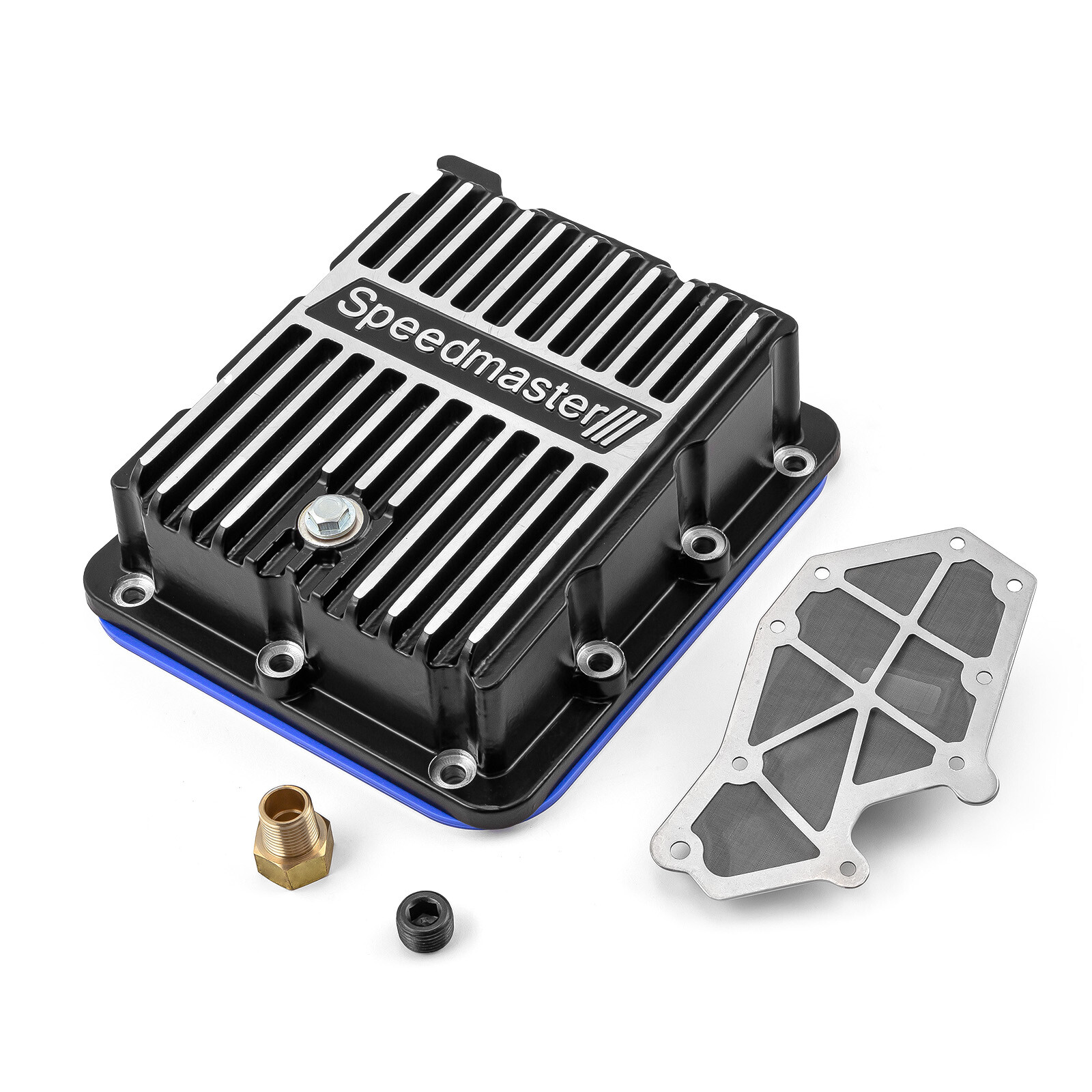 Ford C4 High Volume Transmission Oil Pan Cast Aluminum Finned Black [1 ...