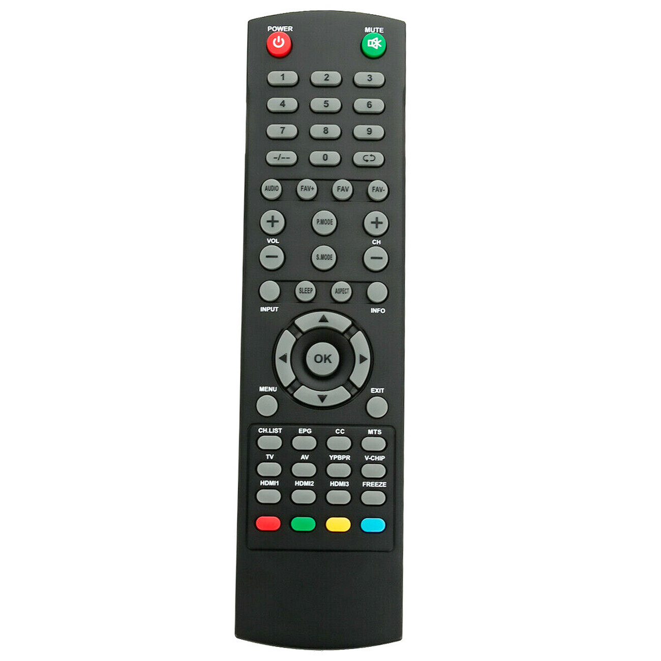 XK-231A Replace Remote Control for RCA TV RTU6549-C RLED6090 RTU4002 ...