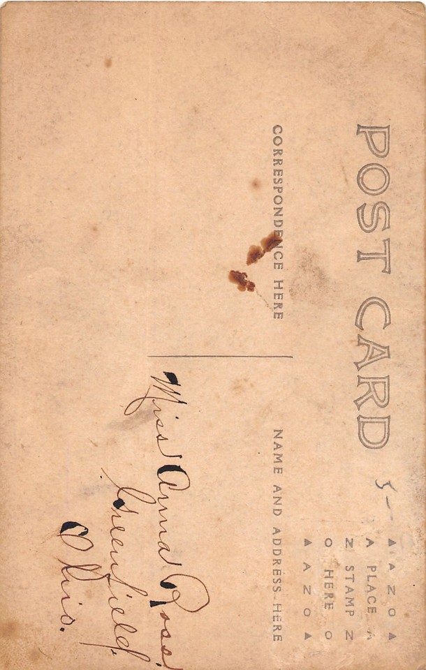 J64/ Interesting RPPC Postcard c10 Red Wing Sketch Woman Otho Juvenile ...