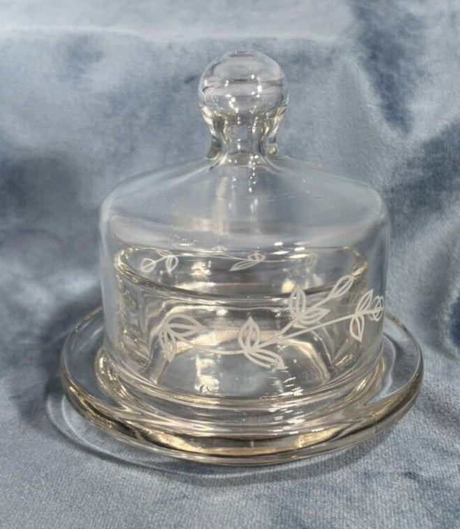 Mini Princess House Heritage Baby Cakes Small Round Covered Butter Dish ...