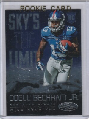 ODELL BECKHAM JR. ROOKIE CARD 2014 Sky's The Limit INSERT RC Giants ...