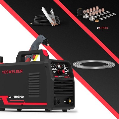 YESWELDER Plasma Cutter 65Amp 110/220V Include 24pcs plasma torch ...