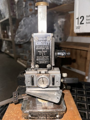 Kingsley Hot Foil Stamp Embossing Machine LM100 (Works) | eBay
