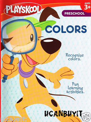 32pg Playskool Series COLORS Preschool Workbook w/Answer Key & Resource ...