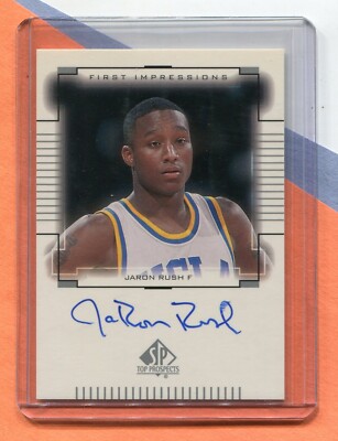 JARON RUSH UCLA 2000 UD SP TP AUTOGRAPHED CARD #JR | eBay
