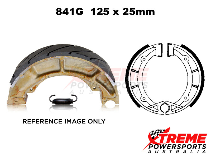 EBC Rear Grooved Brake Shoe SWM 80 MK Enduro 1983 Onwards 841G | eBay ...