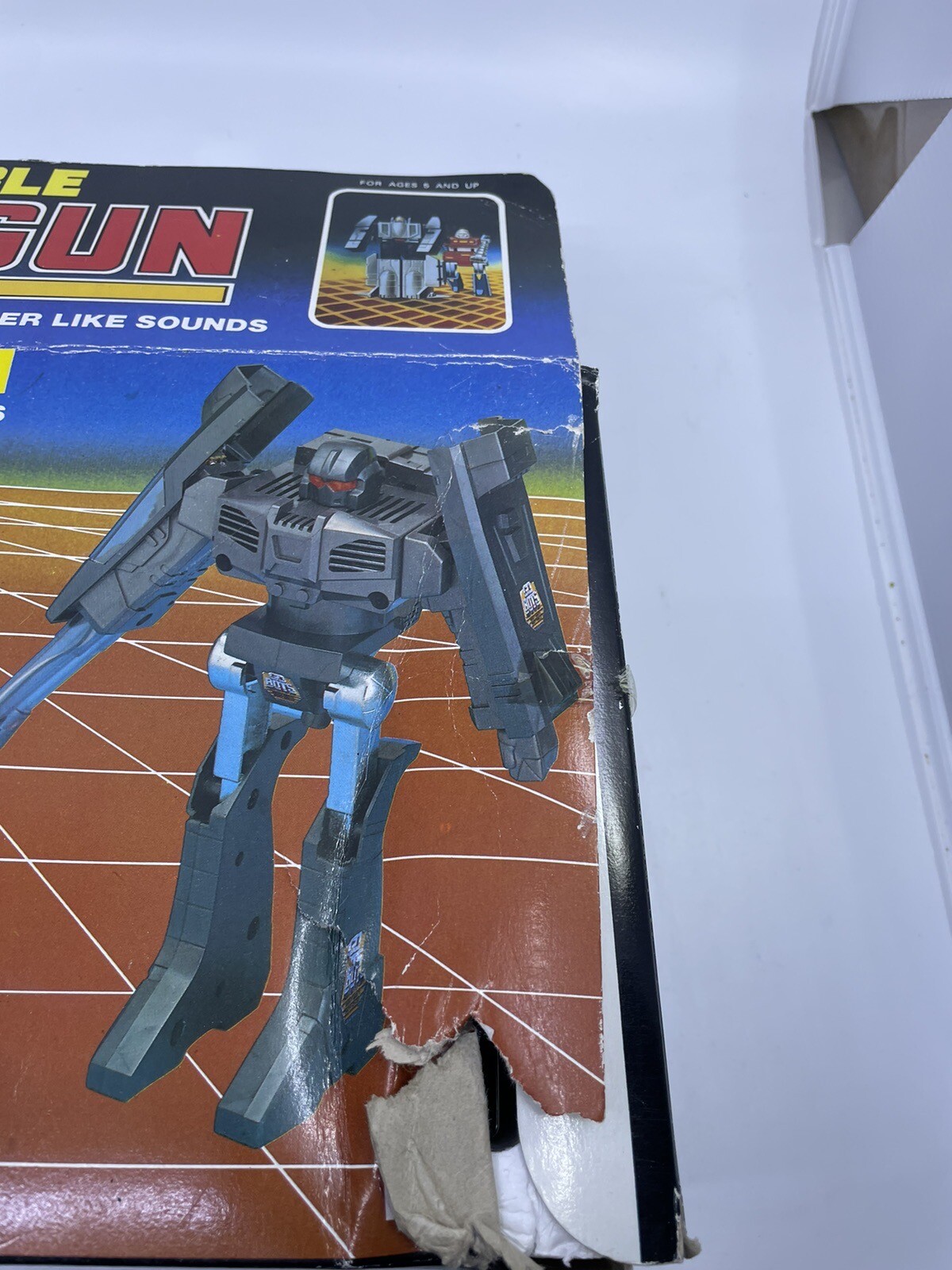 Vintage 1985 Go-Bots Convertible Laser Gun Robot Playtime w box working ...