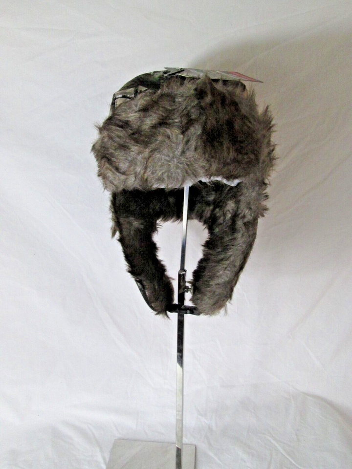 Woodland Realtree Camouflage Aviator Trapper Winter Hat Lined Cap Tru ...