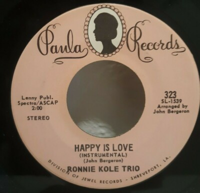 MOD SOUL 45 RPM RONNIE KOLE TRIO, AQUARIUS / HAPPY IS LOVE | eBay