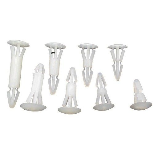 50pc Nylon Plastic Standoff Spacer Rivet Push In Fixed Support PCB ...