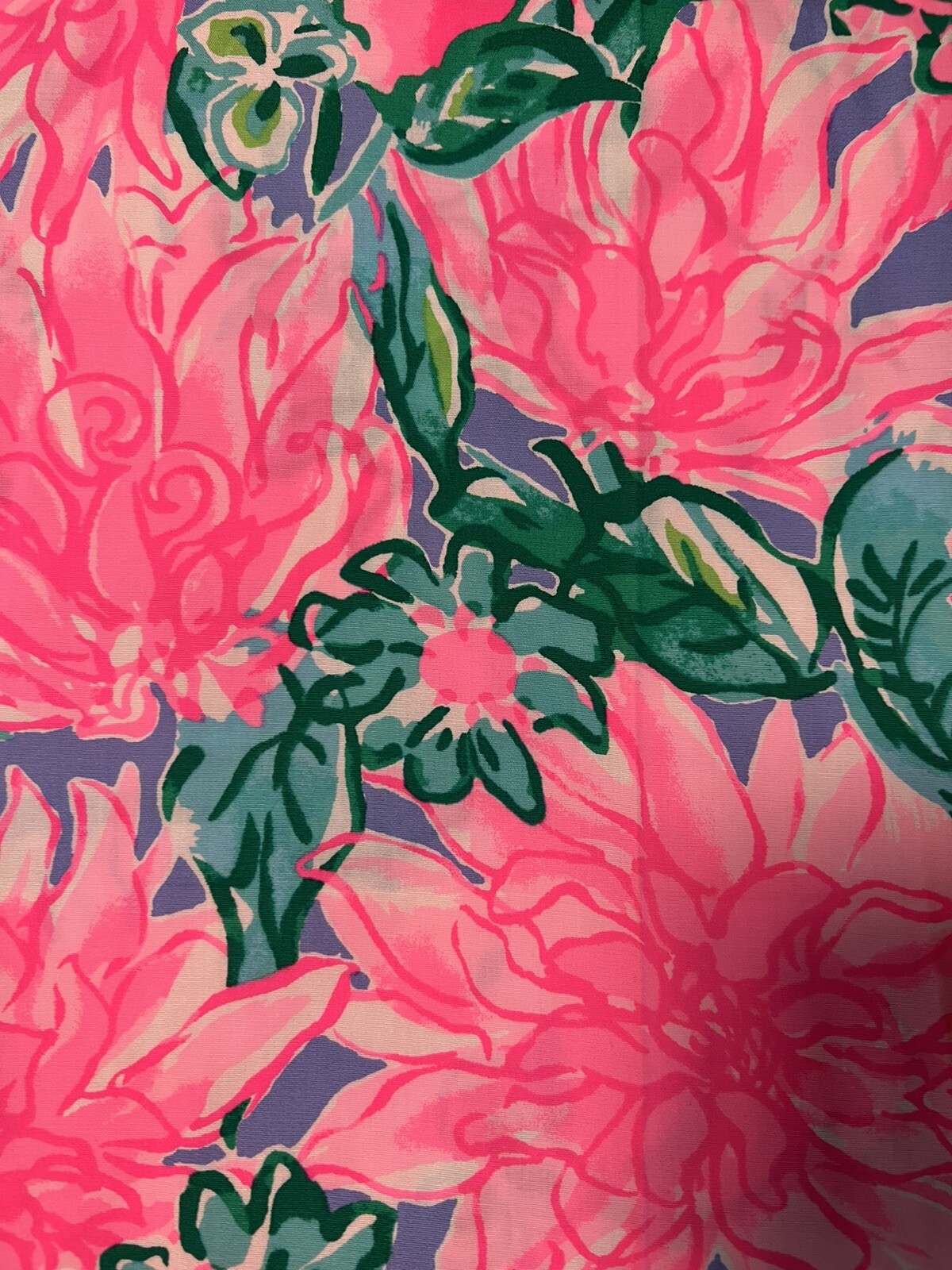 Lilly Pulitzer Elephant Print Fabric