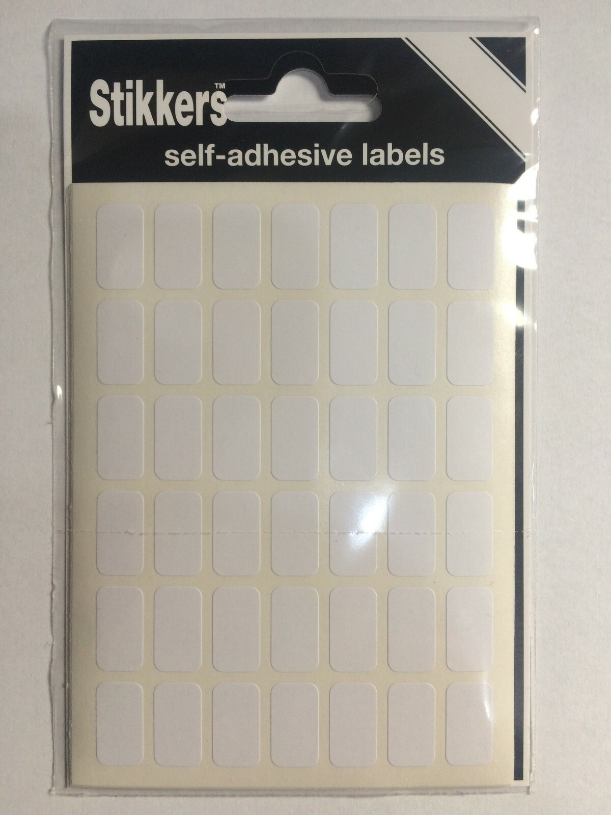 White Small Sticky Labels 9 x 16mm Price Stickers Tags Blank Self ...
