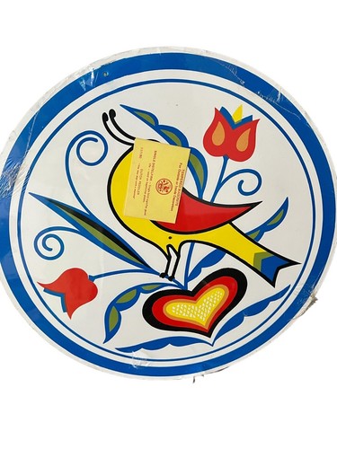 Large Colorful Pennsylvania Dutch Hex Sign Bird Wall Hanging Sealed 15 ...