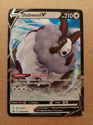 Dubwool V SWSH049 NM Promo Ultra Rare Pokemon Card | eBay