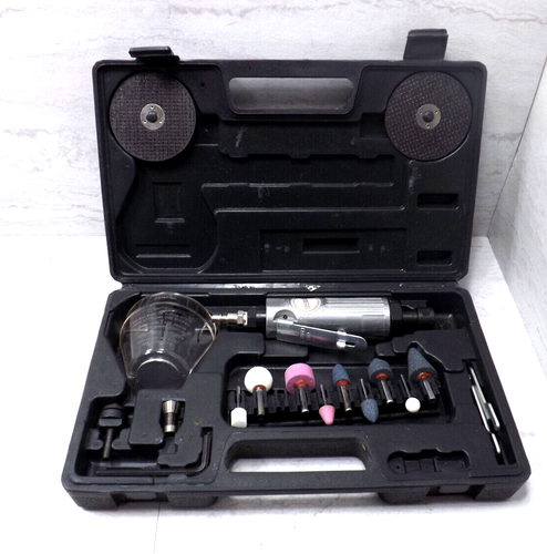 Air Die Grinder Cut-off Tool Kit Speedway Series 22000 Rated RPM w/Bits ...