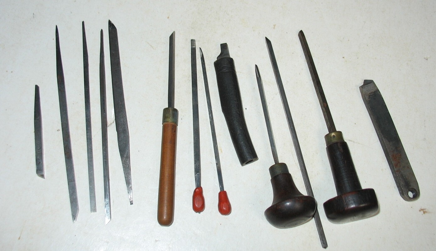lot of 12 Jeweler's Watchmaker's Vintage Gravers Engraving Tool | eBay