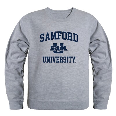Samford University Bulldogs SU Seal Crewneck Sweatshirt Sweater | eBay