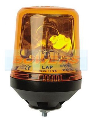 Lucas LBB122 Rotating Amber Beacon 12/24 Volt | eBay