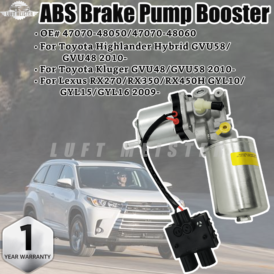 ABS Brake Pump Booster for Toyota Highlander Lexus RX450h 47070-48050 ...