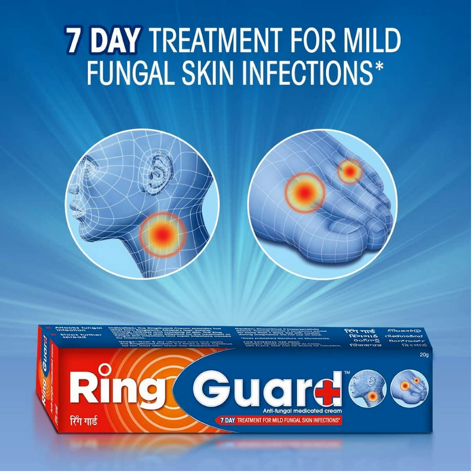 Ring Guard 12g Jock Itch Dhobi Itch Anti Fungus & Anti Bacterial cream ...