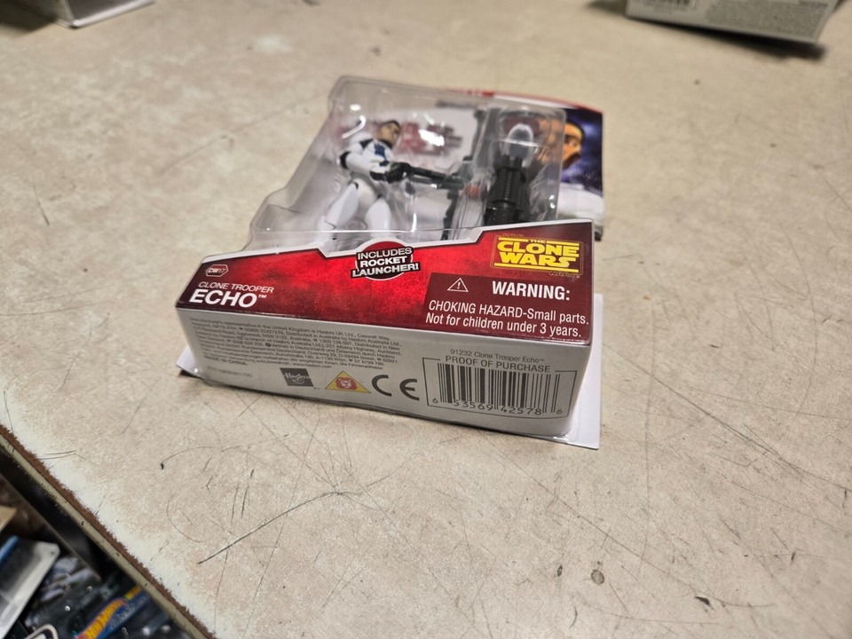 Clone Trooper Echo CW17 2009 STAR WARS The Clone Wars TCW MOC NEW | eBay