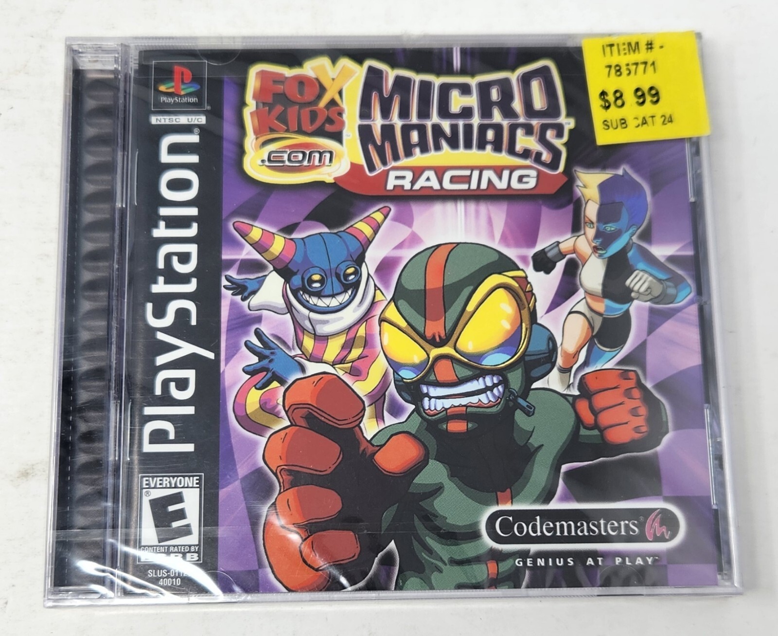 Micro Maniacs Racing PlayStation 1 Game SEALED Vintage Video Games ...