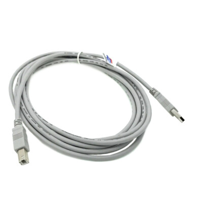 10ft USB Cord WHT for HP PHOTOSMART 5520 3310 5415 6515 7150 7260 7268 ...
