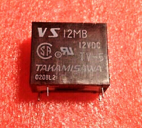 RELE VS12MB VS 12MB TAKAMISAWA 12VDC TV-5 4PIN RELAY SPDT (1Form C ) | eBay