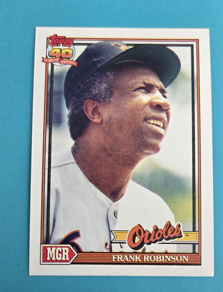 1991 Topps #639 Frank Robinson Baseball Card Buy 10+ 50% Off 2C | eBay