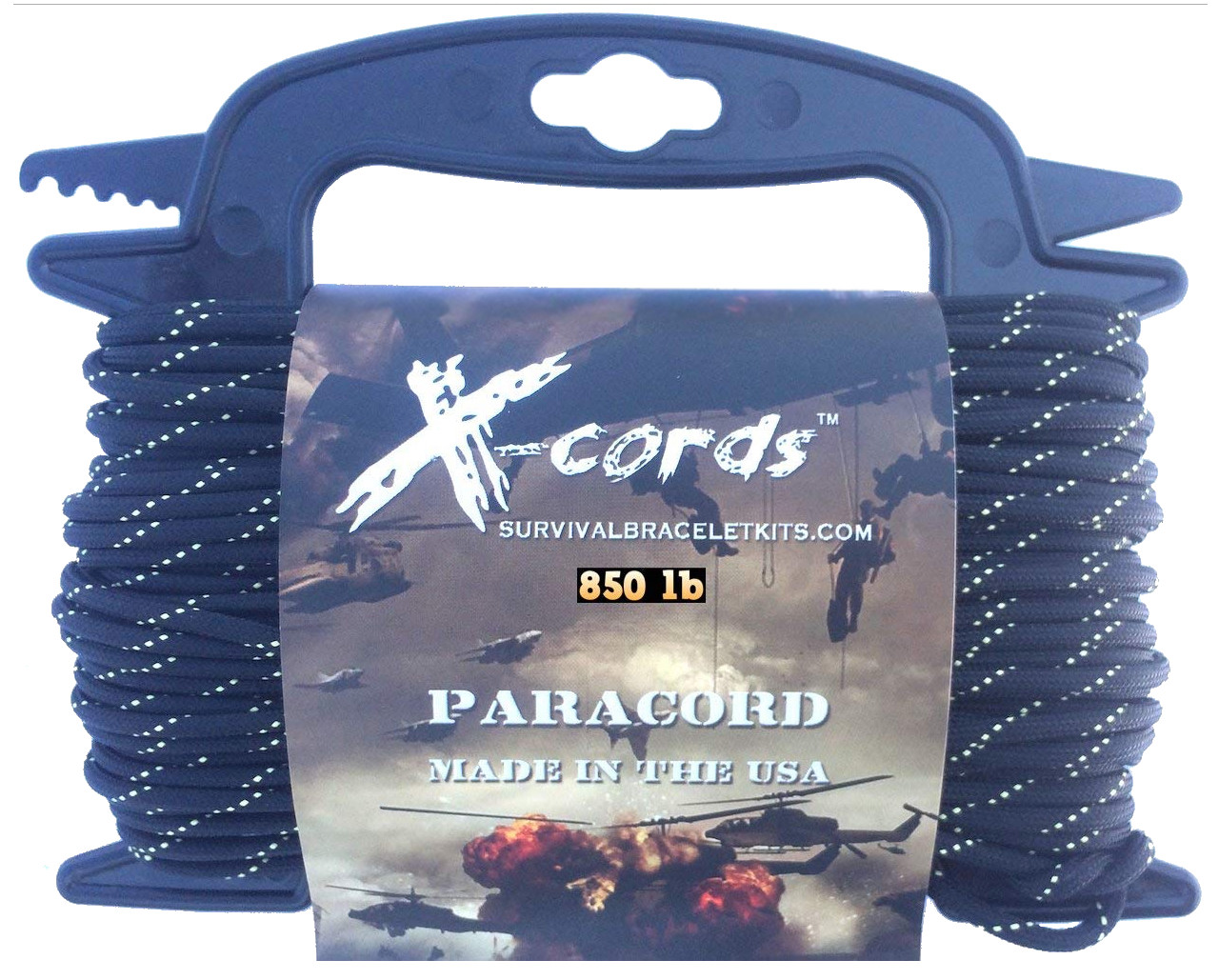 PARACORD 850 100FT ON QUICK DEPLOY SPOOL TANGLE FREE | eBay