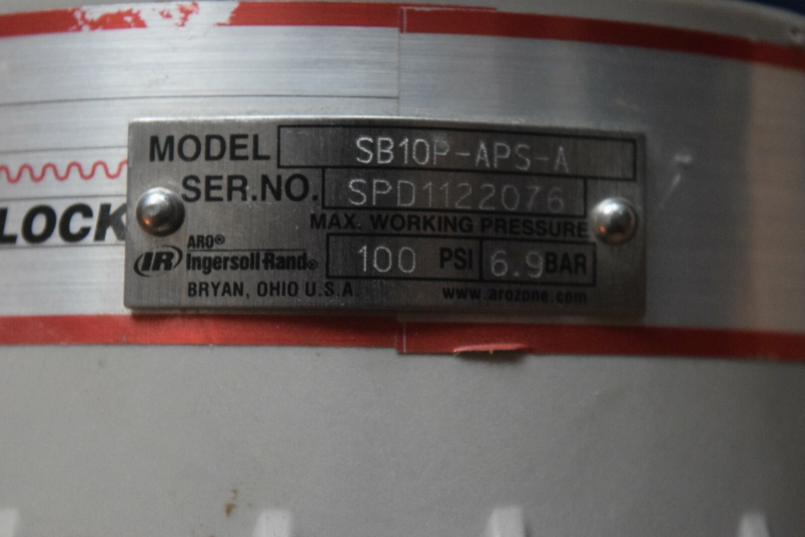 ARO Ingersoll Rand Shock-Blocker 1" Fluid Pulsation Dampener 100PSI | eBay