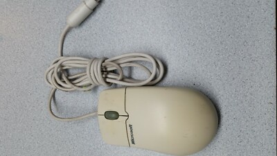 Microsoft IntelliMouse 1.1A PS/2 Part No 96898 w/ Ball Wired Scroll ...