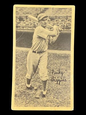 Antique 1936 Goudey Wide Pen Trading Baseball Card Pinky Higgins | eBay