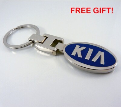 ONE PAIR (TW0 PIECES) KIA LOGO KEYCHAIN #1126 - FREE GIFT WITH PURCHASE ...