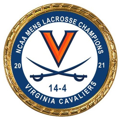 Tribute Coin Virginia Cavaliers 2021 NCAA Mens Lacrosse Championship ...