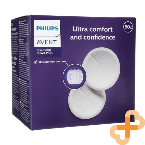 PHILIPS AVENT Disposable Breast Pads 60 pcs. Ultra Comfort Confidence ...