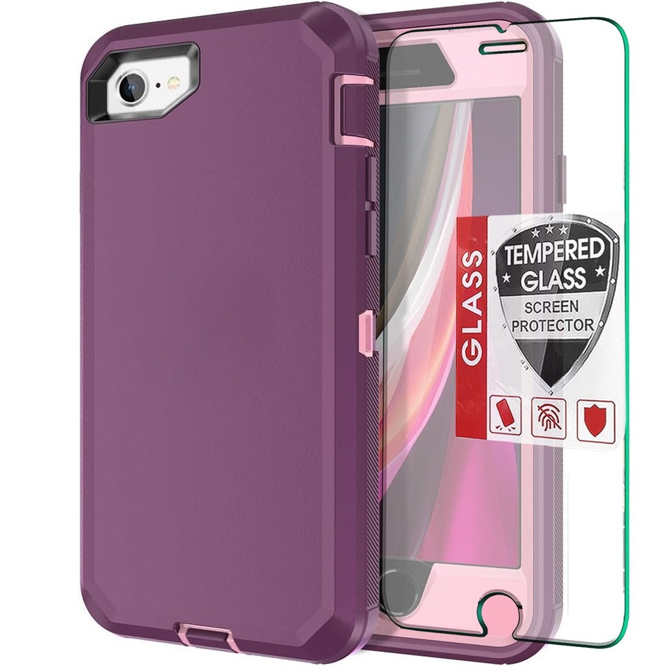 For iPhone SE Case /8/7 Plus/6S Phone Cover Shockproof Heavy Duty ...