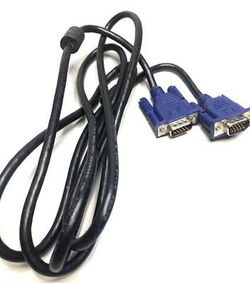 Super SVGA/VGA Monitor Male to Male Cable, 6ft, Blue | eBay