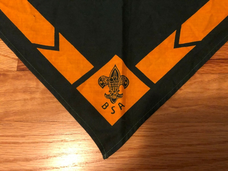 Old Vintage BSA Boy Scouts Neckerchief 40"X 26 1/2"X 30 1/2" | eBay