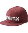 Vans Men's Logo Snapback Hat ONESIZE, Red- New | eBay