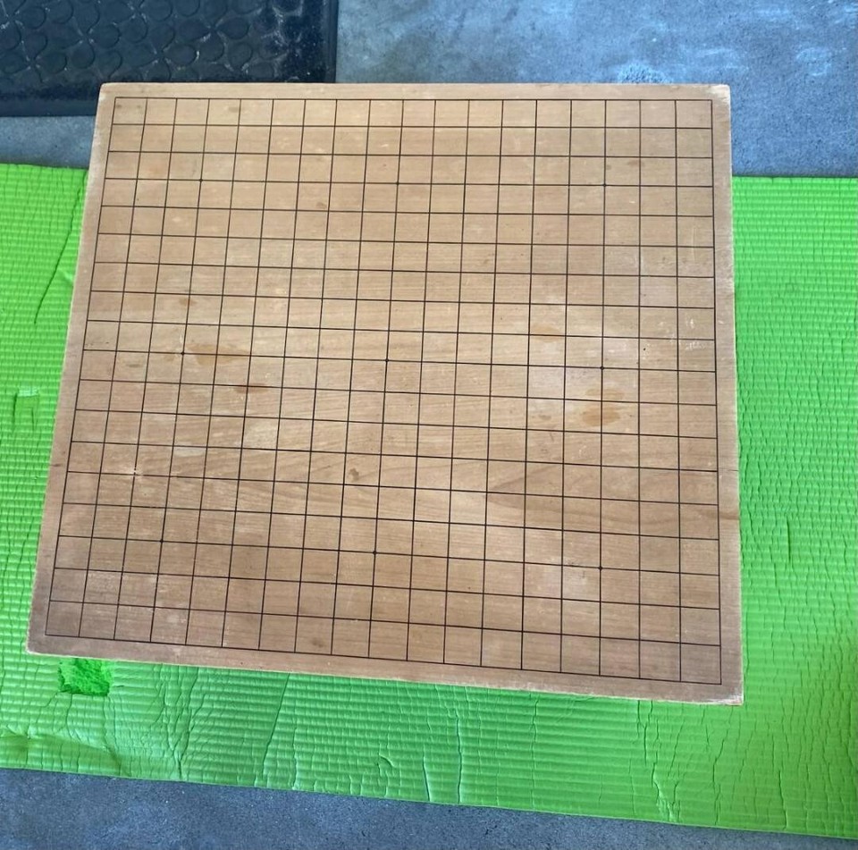 Japanese Go-Board Goban IGO Game With Legs Old 45.5×41.5 vintage Japan ...