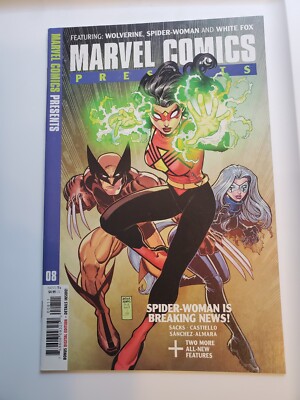 MARVEL COMICS PRESENTS #8. Spider Woman, White Fox, Wolverine. | eBay